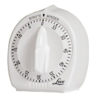 Lux Lux Minute Minder Timer, White - Contemporary - Kitchen Timers - by ...
