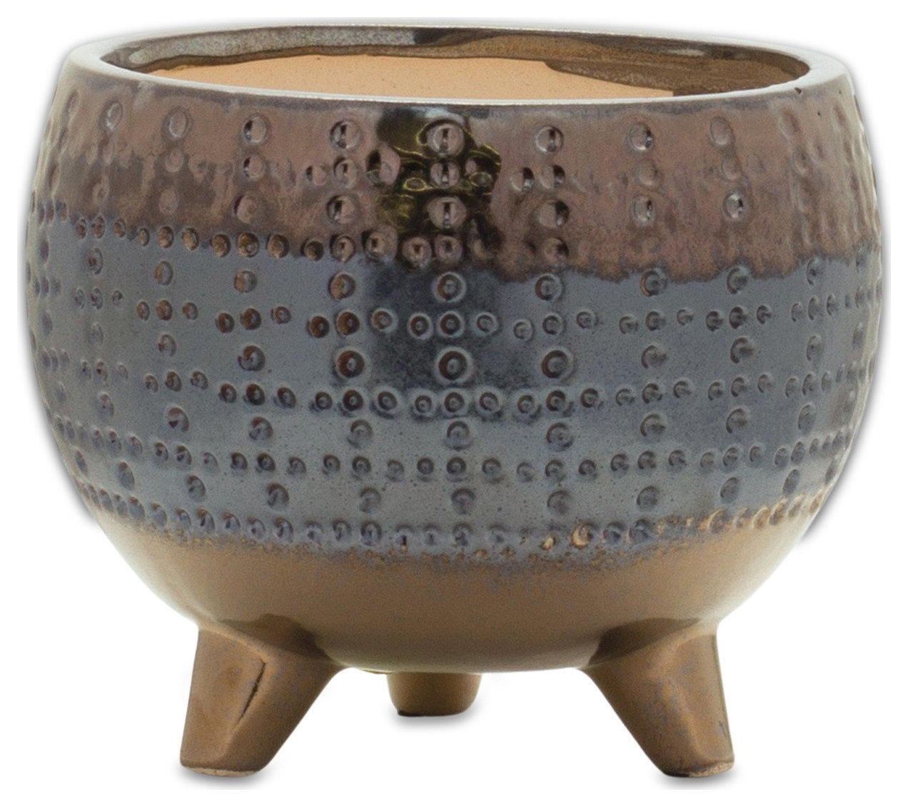 Pot w/Legs 4.5"H Terra Cotta - Midcentury - Indoor Pots And Planters ...