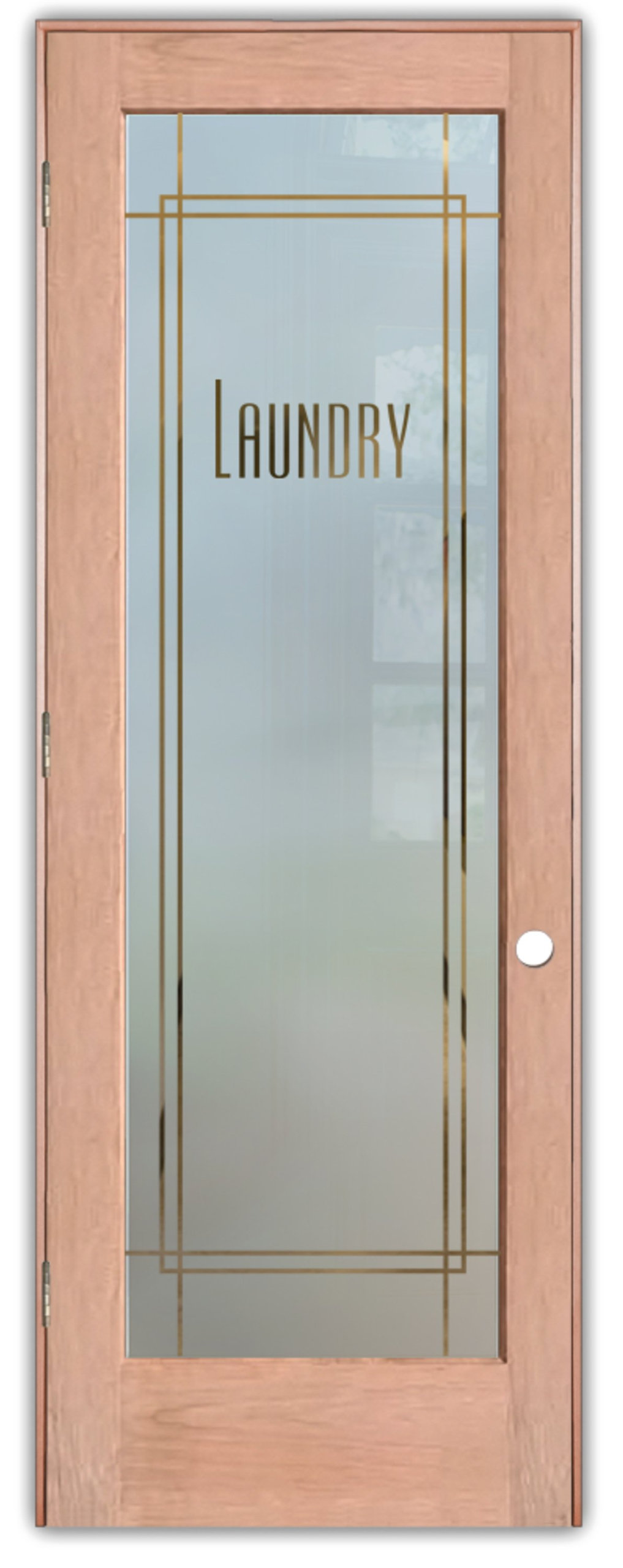Laundry Room Doors - Ultra Laundry Frosted Glass Design - 28" x 80 ...