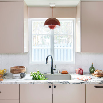 75 Kitchen with Pink Cabinets Ideas You'll Love - March, 2025 | Houzz