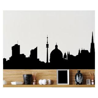 Vienna Austria Skyline Vinyl Wall Decal or Car Sticker SS108EY, 15 in ...