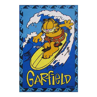 Fun Rugs Garfield Collection Garfield Surfing Area Rug, 19"x29 ...
