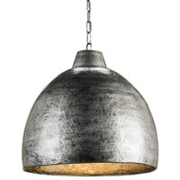 Earthshine Steel Large Pendant - Industrial - Pendant Lighting - by ...