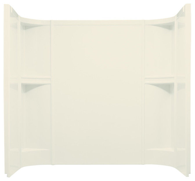 Sterling Accord Vikrell Bathtub Wall Surround, Biscuit - Shower Stalls ...
