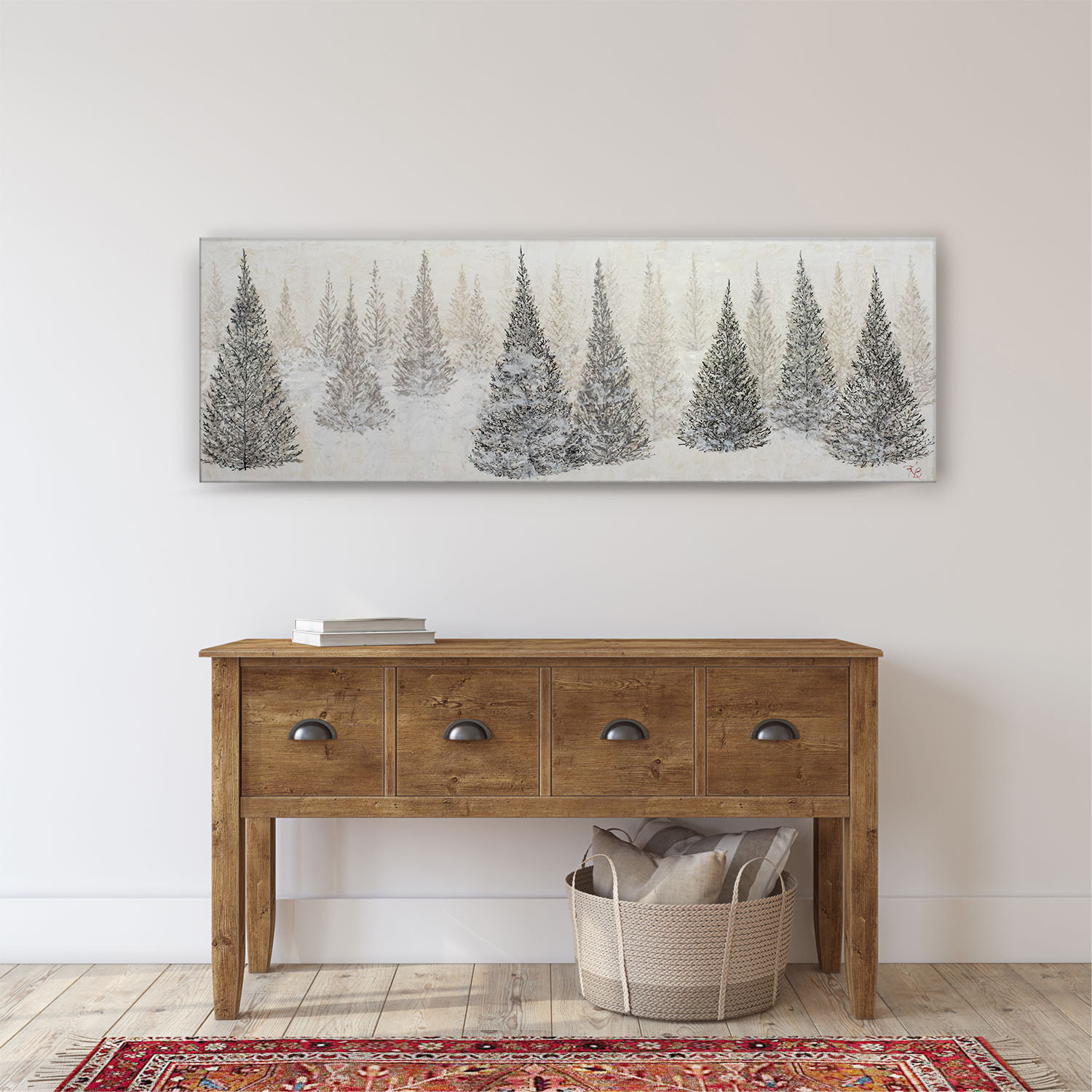 Monoscape XLVII Wrapped Canvas Wall Art by Karen Biery, 60"x20 ...