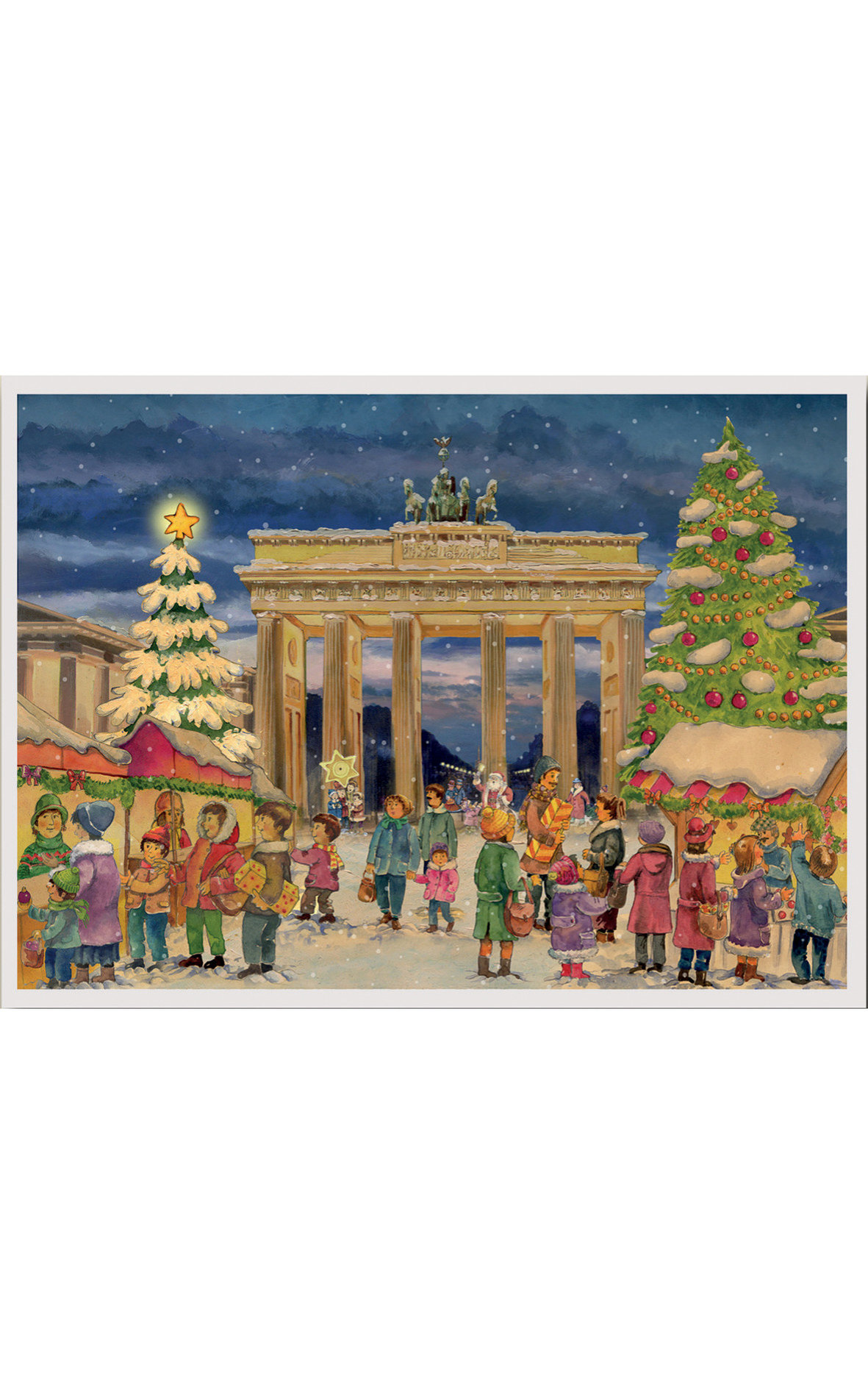 Sellmer Advent Calendar- Brandenburg Gate - Contemporary - Prints And ...