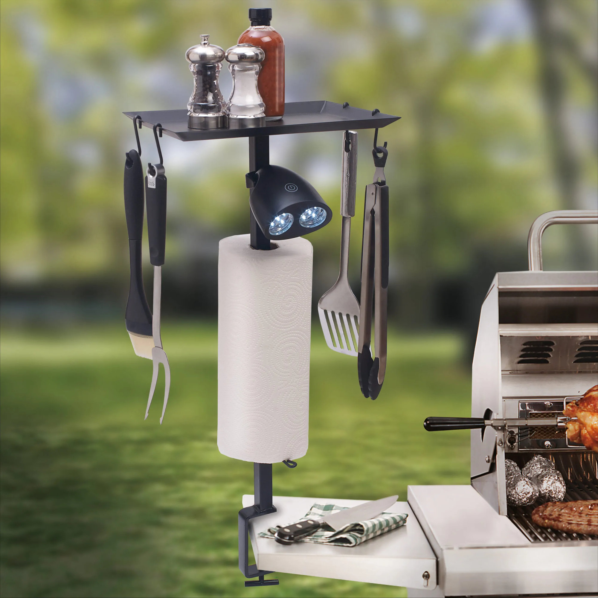 Maverick BBQ Accessory Organizer with High Powered LED Grill Light ...