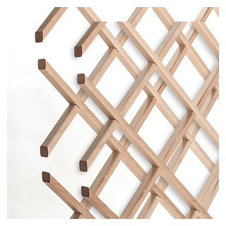 18-Bottle Trimmable Wine Rack Lattice Panel Inserts - Contemporary ...