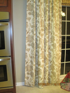 Messy Curtains - any advice on improving how they hang? pics