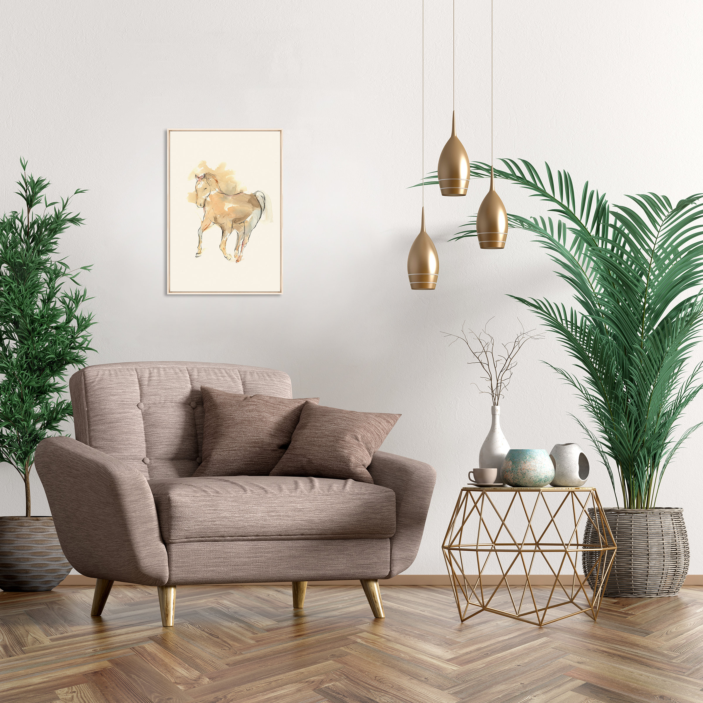 Tan Rider 1, 30 x 44 - Contemporary - Prints And Posters - by Chelsea ...