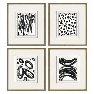Perception Framed Art, 4-Piece Set - Contemporary - Prints And Posters ...