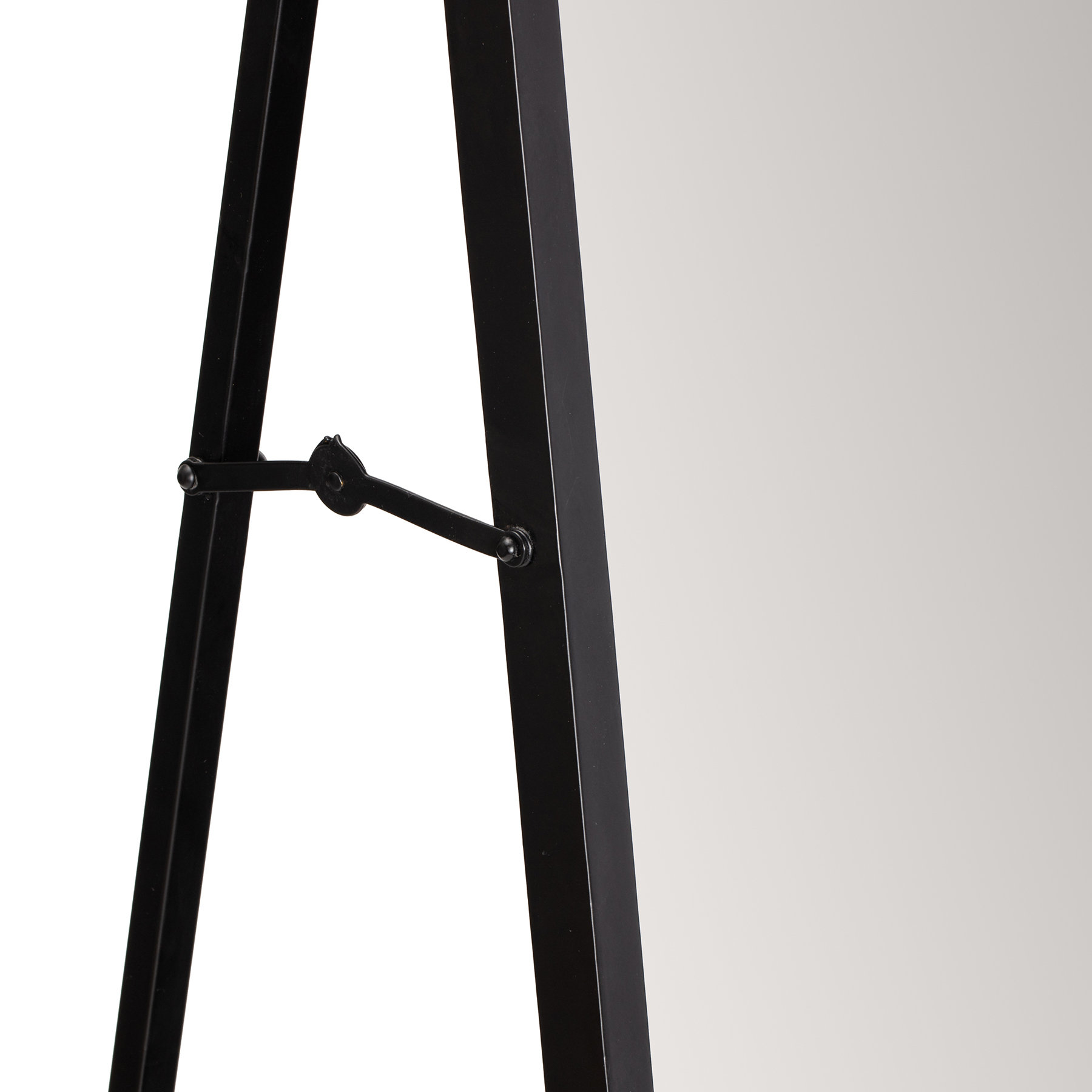 Carmen Black Rectangular Linear Mirror - Transitional - Floor Mirrors ...