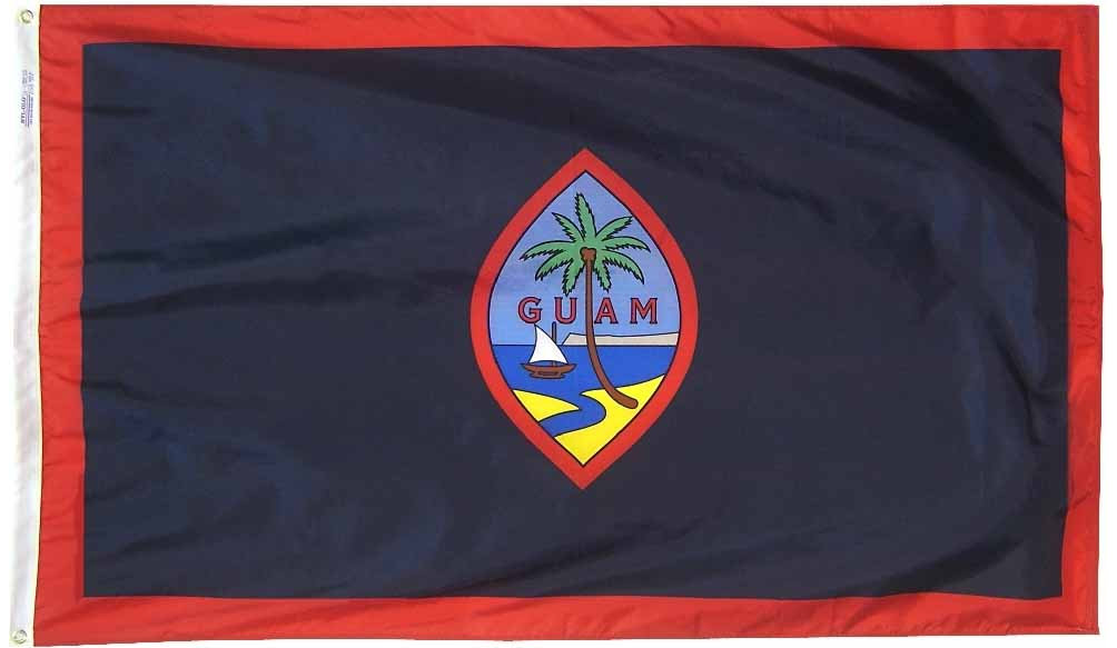 Guam, 3'x5' Nylon Flag - Traditional - Flags And Flagpoles - by ...