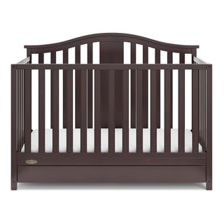 Graco Solano 4-in-1 Convertible Crib with Drawer - Espresso ...