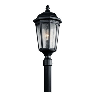 1 light Outdoor Post Mount - Traditional inspirations - 23.75 inches ...