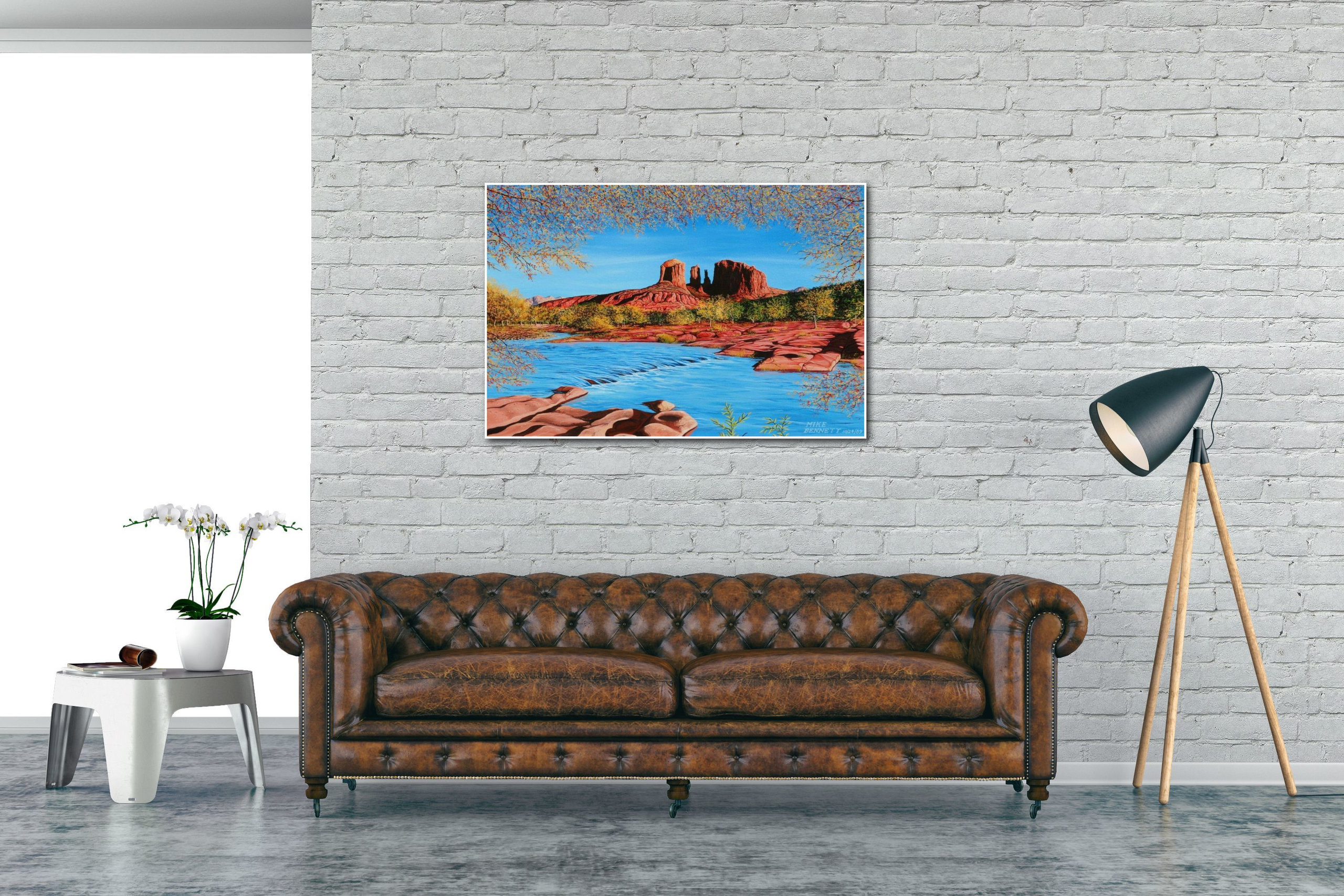Mike Bennett Cathedral Rock Art Print, 30"x45" - Contemporary - Fine ...