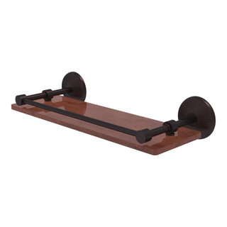 Monte Carlo Collection 16" Solid Ipe Ironwood Shelf - Transitional ...