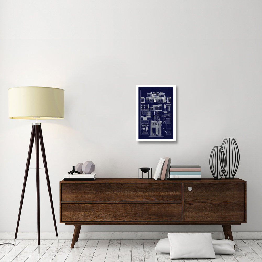 "The Propylaea of the Acropolis at Athens (Blueprint)" Paper Art, 14 ...