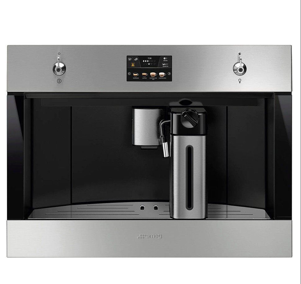 Smeg Classic Aesthetic Fully-Automatic Built-in Coffe System, 24-Inches ...