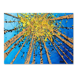 'Brown Aspen Sky' Canvas Art by Roderick Stevens, 24" x 32 ...