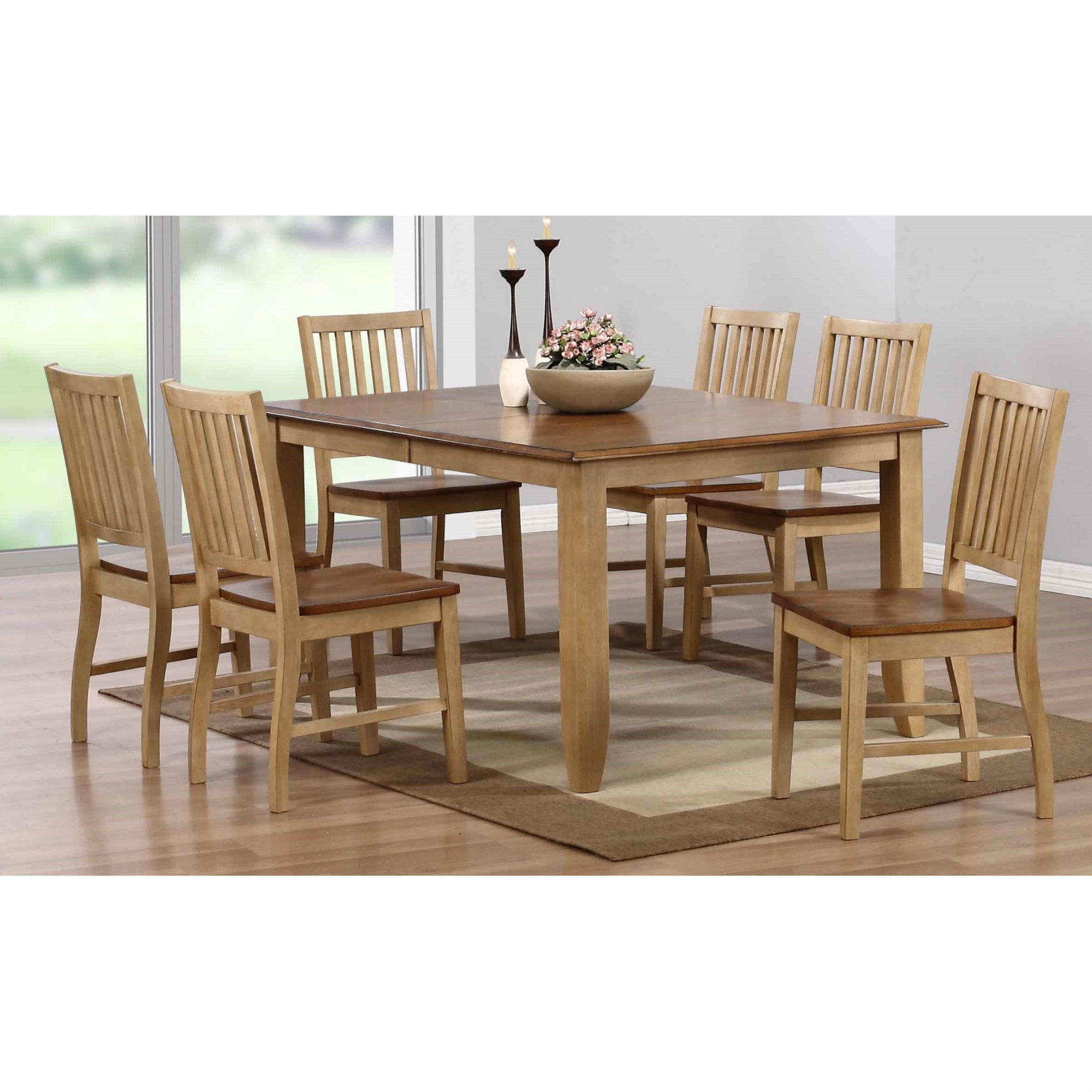 Sunset Trading Brook 72" Rectangular Extendable Dining Table | Seats 8 ...
