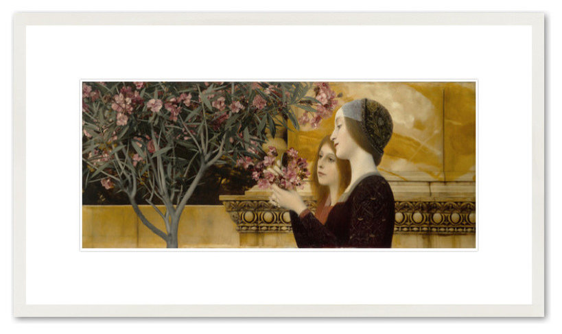 Two Girls with Oleander, 22" x 28" - Artwork - by Museum Store Products ...