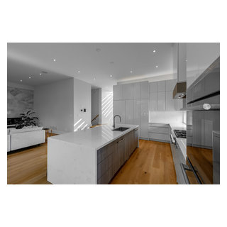 Modern Monochrome - A Stylish Kitchen Renovation - Modern - Kitchen ...