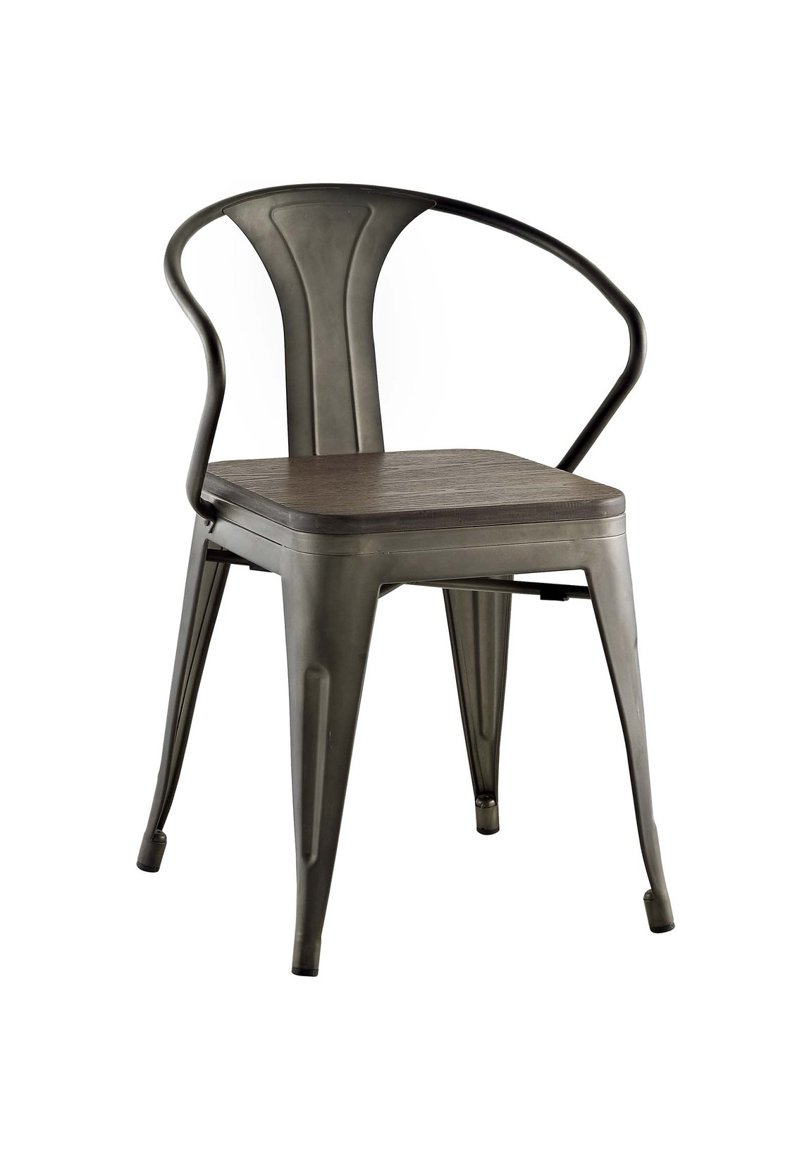 Promenade Bamboo Dining Chair Set of 2 - Industrial - Dining Chairs ...