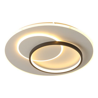 Soignies | Modern Creative LED Ceiling Light, Dia17.7xh2.2" - Modern ...