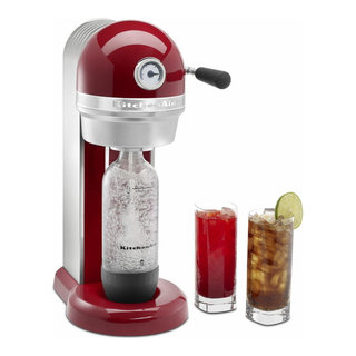KitchenAid KSS1121ER Empire Red Sparkling Beverage Maker Powered by ...