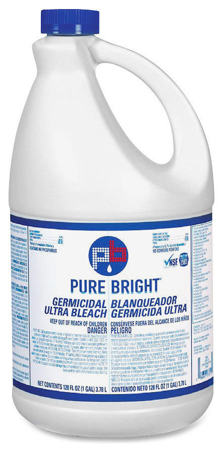 Kik Custom Pure Bright Germicidal Ultra Bleach, Concentrate, 6-Carton ...