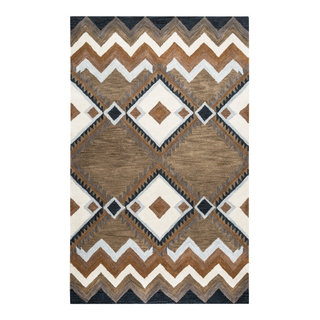 Rizzy Home Tumble Weed Loft Collection Rug, Rectangular 8'x10 ...