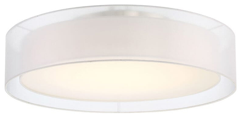 Modern Forms Metropolis 30" Ceiling Light in Brushed Nickel, 30.000 ...
