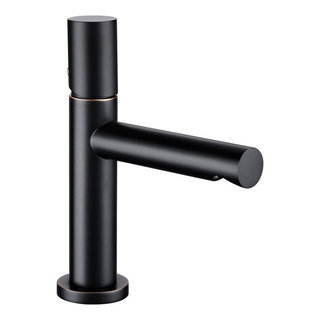 Wasser™ Solid Brass Single Handle Bathroom Sink Faucet - Contemporary ...