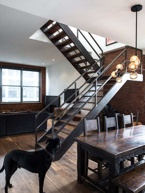 Best Industrial Staircase Design Ideas & Remodel Pictures | Houzz