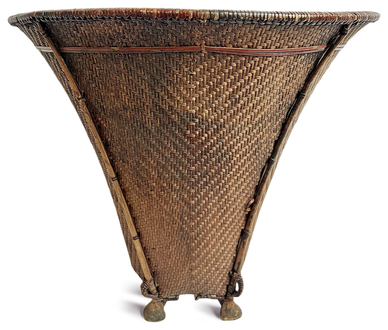 Consigned Old Nepal Village Basket 1 - Tropical - Baskets - by Design ...