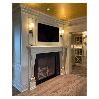 Custom Classic Man Cave - Traditional - Basement - New York - by WL ...