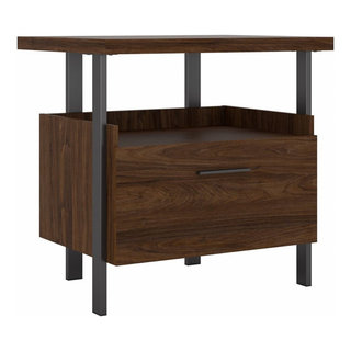 Architect 1 Drawer Lateral File Cabinet in Modern Walnut - Engineered ...