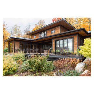 East West House - Rustic - Exterior - Other - by Nakamoto Forestry | Houzz