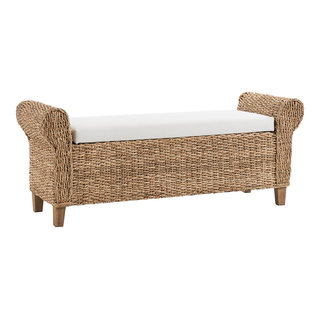 Boho-inspired Bedroom Bench - Beach Style - Accent And Storage Benches ...