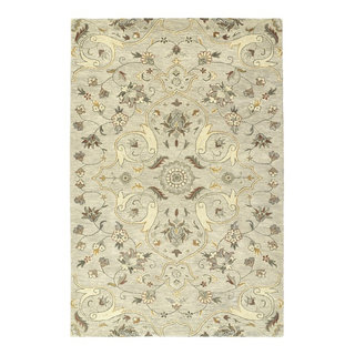 Kaleen Helena Collection Rug, Mushroom, 2'x3' - Traditional - Area Rugs ...