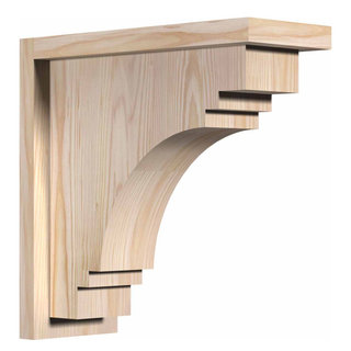Pescadero Corbel w/Backplate, 14"Dx14"H - Transitional - Corbels - by ...