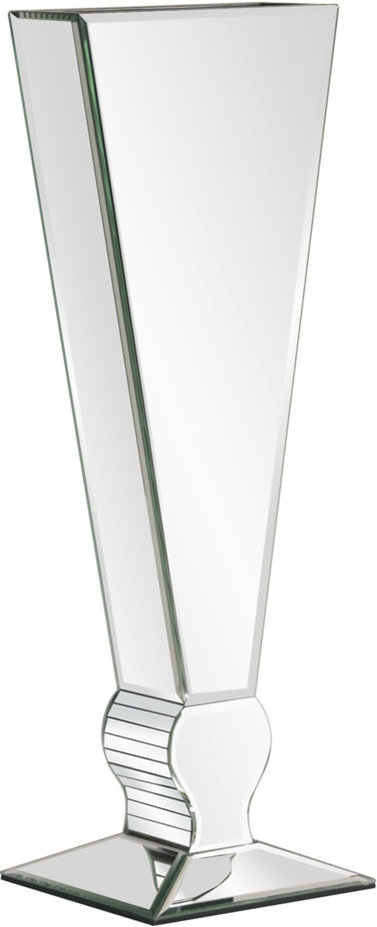 Howard Elliott Mirrored "V" Shaped Vase - Small - Contemporary - Major ...