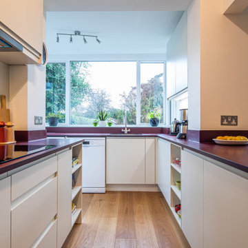 75 Small Kitchen with Red Countertops Ideas You'll Love - April, 2022 ...