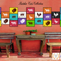 Goose Meat Cuts Butchers Chart Print on Canvas with Picture Frame, 13 ...