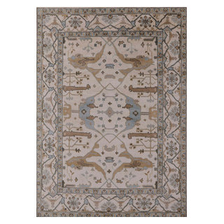 Ahgly Company Indoor Rectangle Mid-Century Modern Area Rugs, 5' x 7', 6 ...
