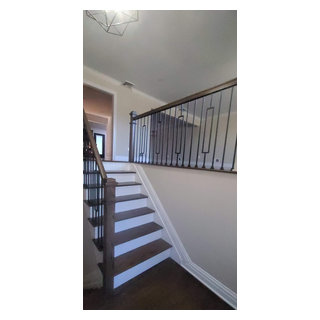 Modern Window Metal Balusters - Contemporary - Staircase - New York ...