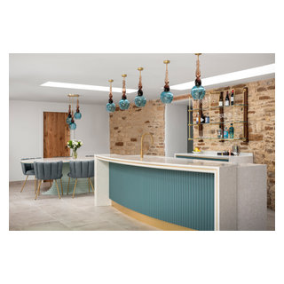 Stone cottage bar - Contemporary - Home Bar - Other - by Chiselwood | Houzz