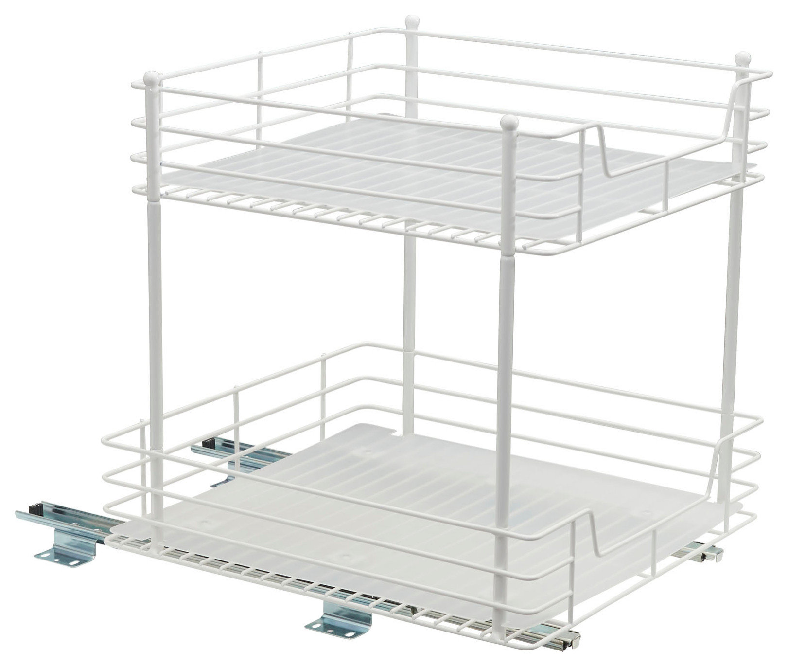 2-Tier Sliding Pantry Organizer, Large - Pantry And Cabinet Organizers ...