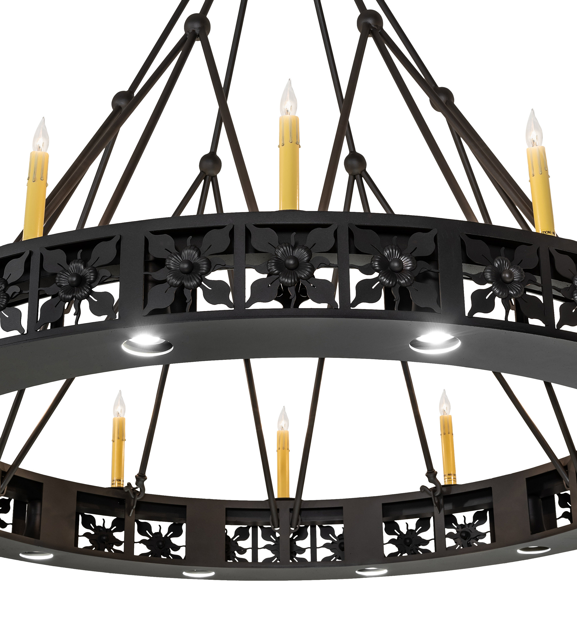 55" Belmont Chapel Chandelier - Traditional - Chandeliers - by Meyda ...